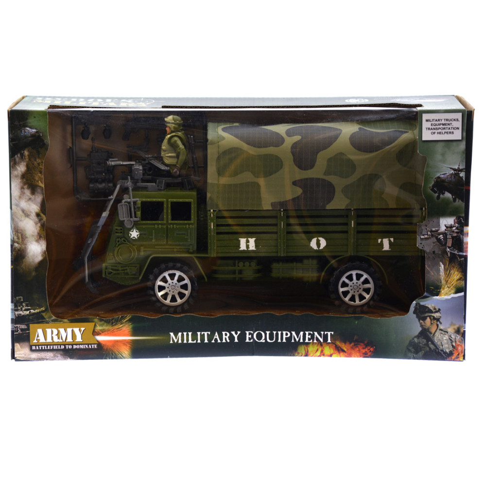 Military Equipment ponyvás katonai teherautó - JÁTÉK MOST we